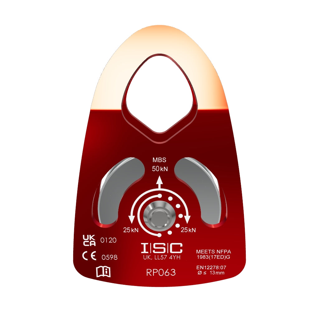 ISC Medium Single Prussik Pulley - Aluminium - Bushing – Forest Park ...